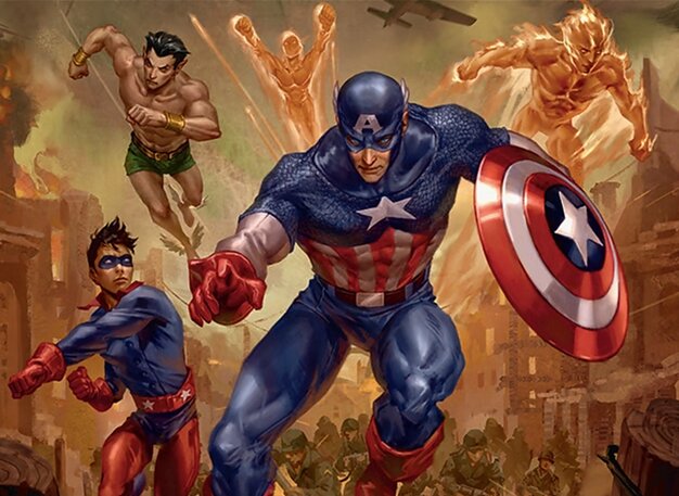 Random Bull$*#% Go! - Commander (Captain America, First Avenger)