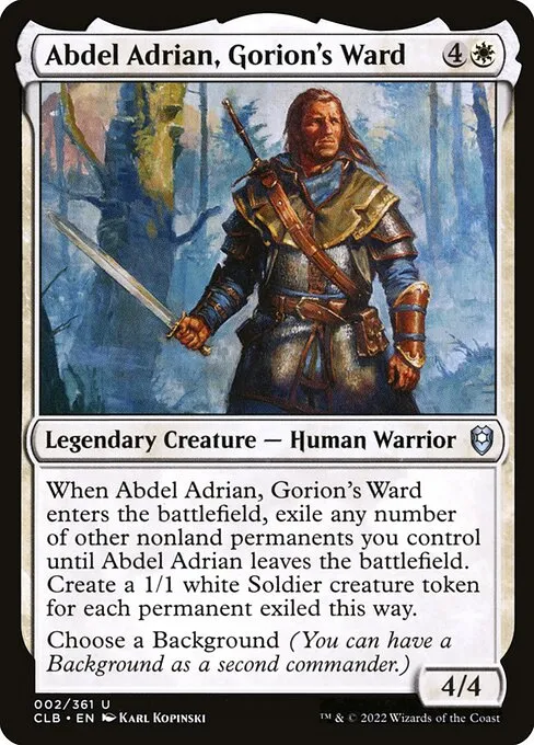 Azorius Blink Build - Commander (Abdel Adrian, Gorion's Ward ...