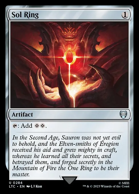 The Hosts of Mordor (The Lord of the Rings Commander Precon Decklist ...