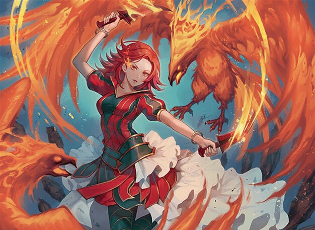 Rionya, Fire Dancer - Commander (Rionya, Fire Dancer)