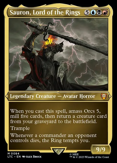 Sauron dark lord deck - Commander (Sauron, the Dark Lord)