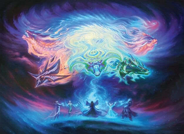 wubrg dragon - Standard