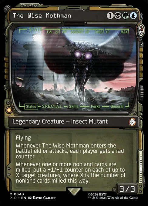 Competitive Moth Chain Food Man - Commander (The Wise Mothman)
