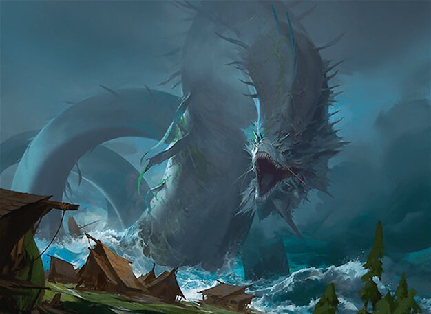 Landfall Sea Monsters - Commander (Aesi, Tyrant of Gyre Strait)