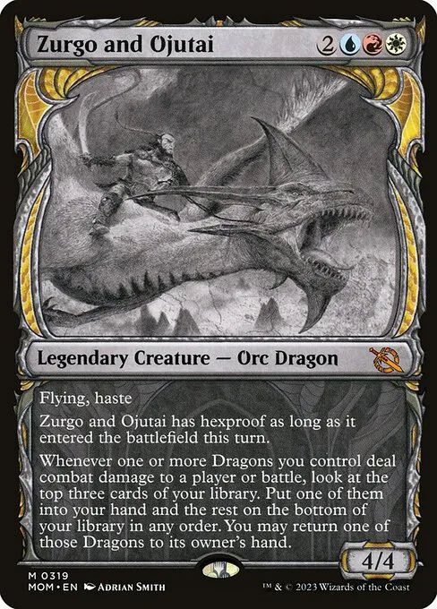 Zurgo and Ojutai Draganticipation - Commander (Zurgo and Ojutai)