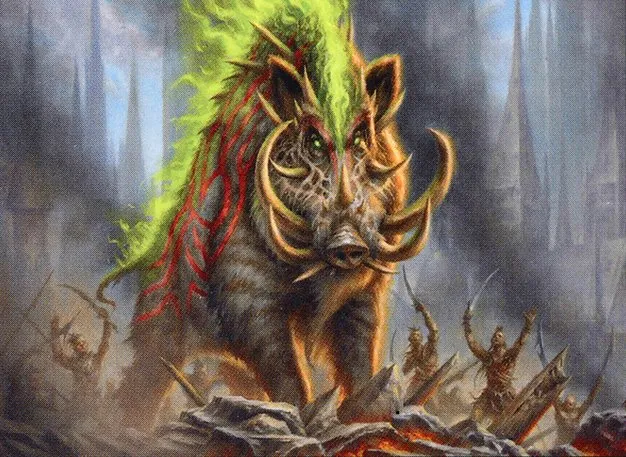 Dressage, but with Boars - Commander (Ilharg, the Raze-Boar)