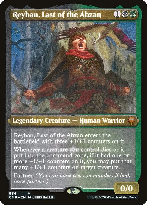 Ukkima/Cazur +1/+1 - Commander (Ukkima, Stalking Shadow / Cazur ...