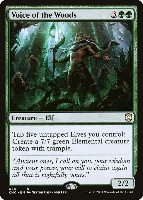 Elven Empire (Kaldheim Commander Precon Decklist) - Commander Precons