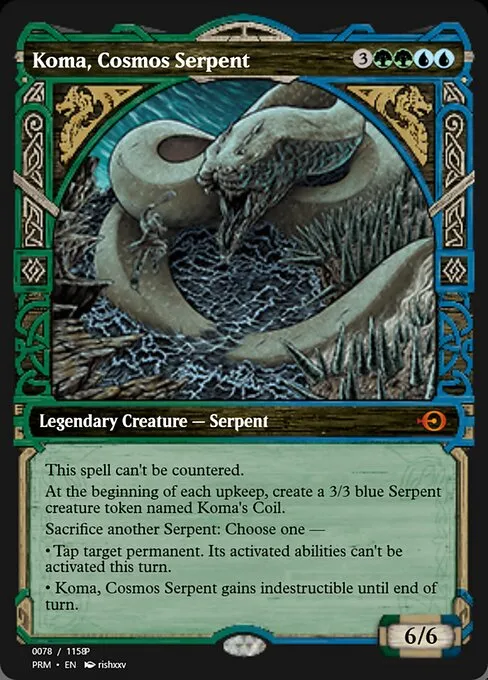 Literally hundreds of snakes - Commander (Koma, Cosmos Serpent ...