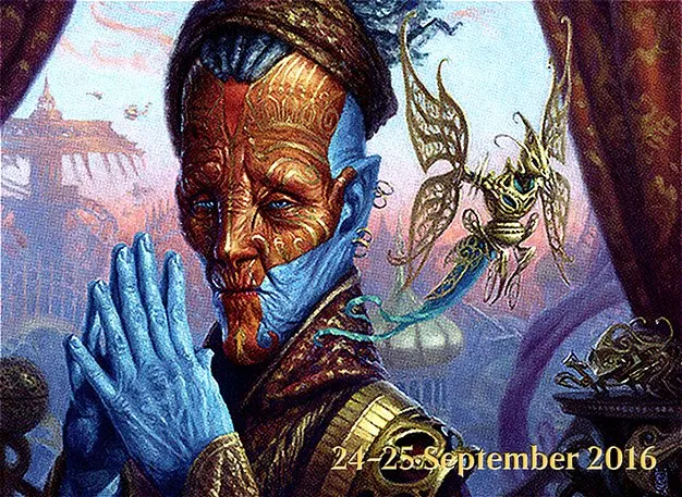 Mono Blue Artifact - Commander (Padeem, Consul of Innovation)