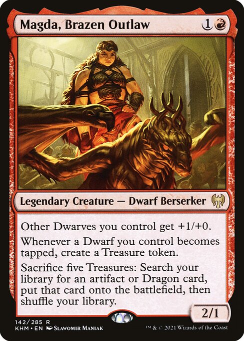 Dwarf tribal - Commander (Magda, Brazen Outlaw) — Moxfield, a deck ...