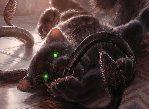 Displacer Kitten does stuff - Commander (Plagon, Lord of the Beach)