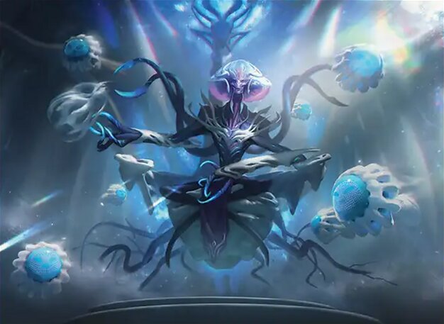 Mm'menon Mono Blue Artifacts - Commander (Mm'menon, the Right Hand)