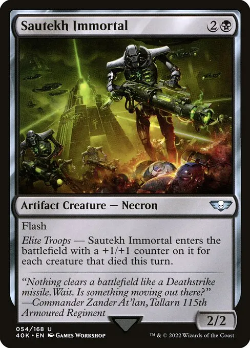 Necron Dynasties (Warhammer 40,000 Commander Precon Decklist ...