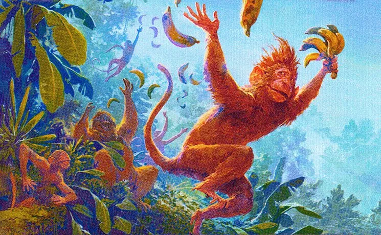 Kibo Monkey / +1/+1 / Artos - Commander (Kibo, Uktabi Prince ...