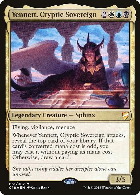 Sphinx Tribal - Commander (Yennett, Cryptic Sovereign) — Moxfield, a deck building website for ...