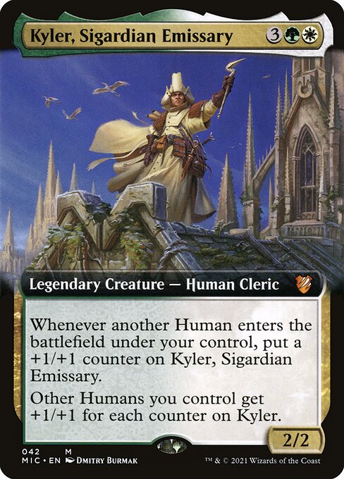 Human Tribal - Commander (Kyler, Sigardian Emissary) — Moxfield, a deck ...