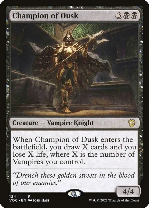 Vampiric Bloodline (Innistrad: Crimson Vow Commander Precon Decklist ...