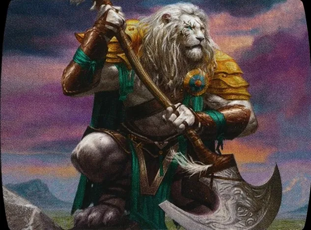 Ajani Mentor Of Heroes Full Art