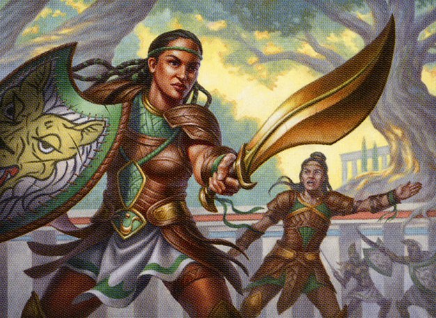 Siona Theros-Themed - Commander (Siona, Captain of the Pyleas)