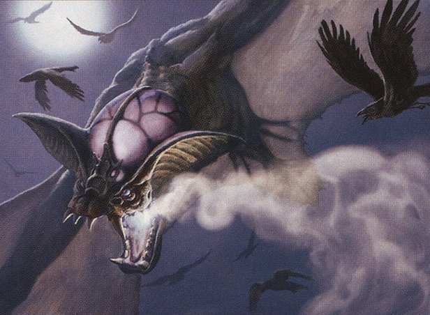 "Hangin' Around" - Mono Black Bats (life gain//drain + a ton of over ...