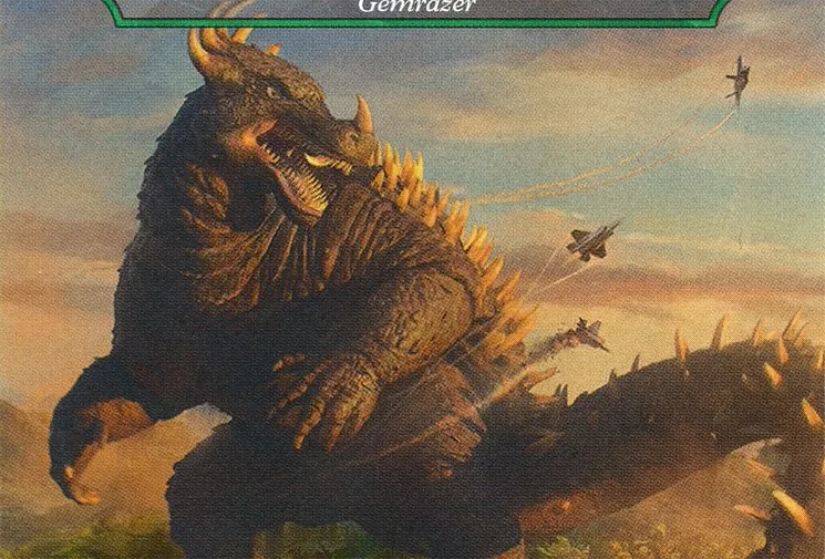 Godzilla Mutating into a Rainbow - Commander (Omnath, Locus of All)