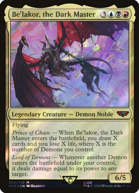 The Shadow Legion - Commander (Be'lakor, the Dark Master)