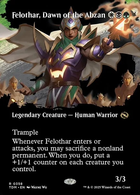 The Abzan Houses - Commander (Felothar, Dawn of the Abzan)