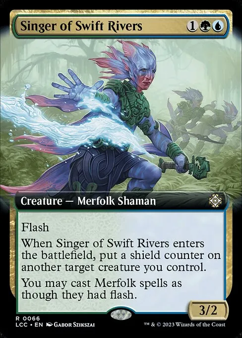 Tribal Merfolk - Commander (Hakbal of the Surging Soul)