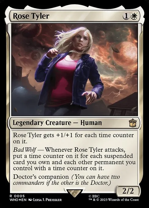 Timey-Wimey Commander Precon Decklist - Commander (The Tenth Doctor / Rose Tyler)