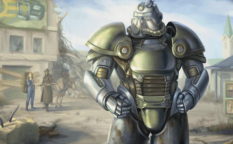 space marines and BoS doing the predator arm grab meme - Commander