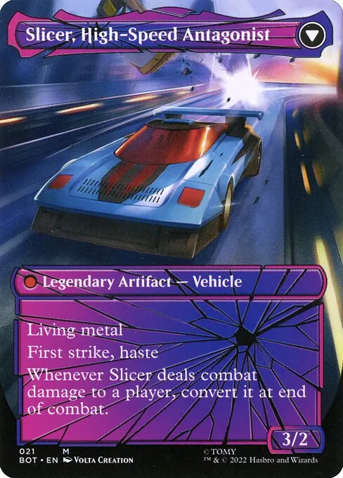 SLICER cEDH ONE FOR ALL - Commander (Slicer, Hired Muscle // Slicer, High-Speed Antagonist)