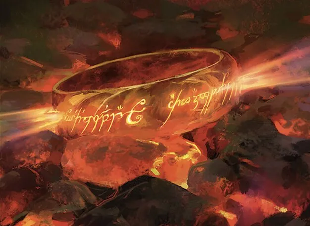 Modern Fiery Inscription - Modern