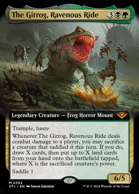Hold on for dear life, it's Turbo Frog! - Commander (The Gitrog ...