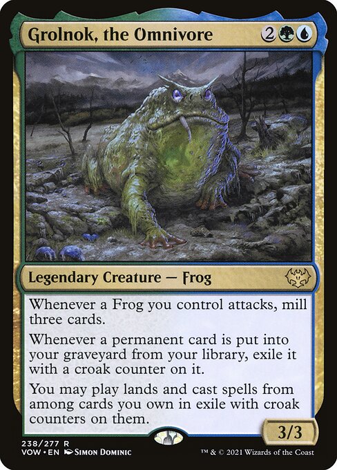 Frog Mania - Commander (Grolnok, the Omnivore) — Moxfield, a deck ...