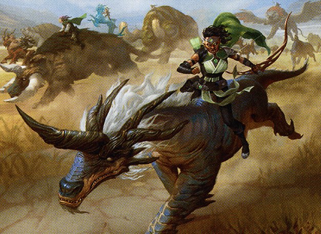 Jeska Super Trample - Commander (Jeska, Thrice Reborn / Anara, Wolvid ...