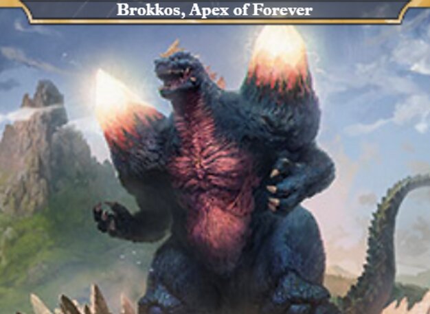 Godzilla, Apex Forever Precon-style - Commander (Brokkos, Apex of Forever)