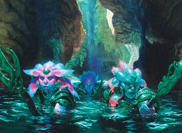 Mono Blue Merfolk - Package