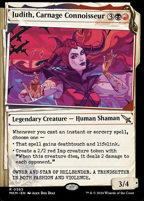 Judith-Deck (Lvl 7) - Commander (Judith, Carnage Connoisseur)
