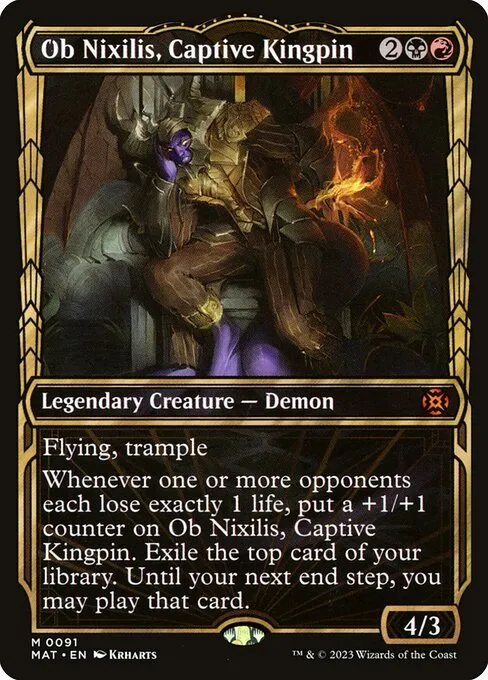 Ob Nix, Captive Kingpin cEDH (Rad Nauseum) - Commander (Ob Nixilis ...