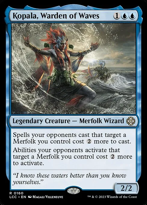 Tribal Merfolk - Commander (Hakbal of the Surging Soul)