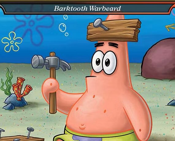 PATRICK STAR - Bracket 1 - Commander (Barktooth Warbeard)