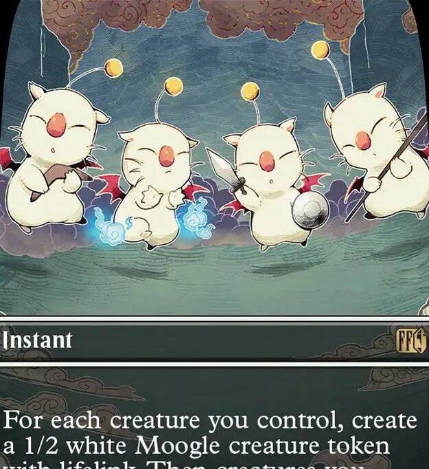 Mog, Moogle Warrior - Moogle Token Tribal - Commander (Mog, Moogle Warrior)