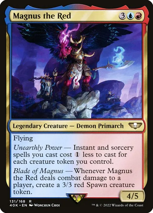 Magnus Budget Spell Slinger - Commander (Magnus the Red)