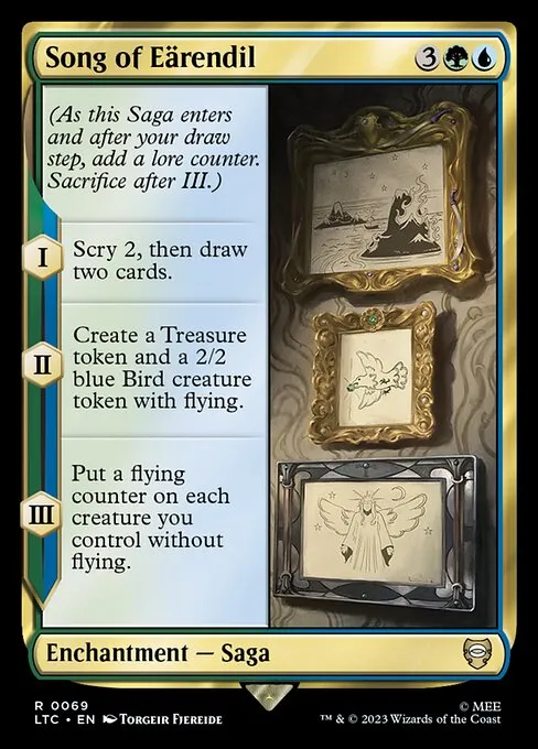 Elven Council (The Lord of the Rings Commander Precon Decklist ...