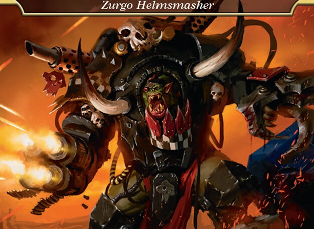 Ghazghkull Thraka, Orc Tribal Voltron - Commander (Zurgo Helmsmasher)