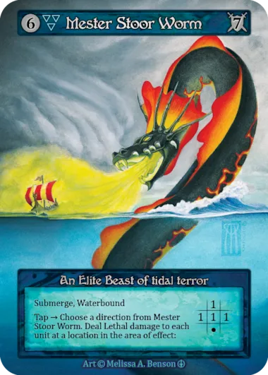 Mester Stoor Worm | Corefield - Search engine for Sorcery: Contested Realm